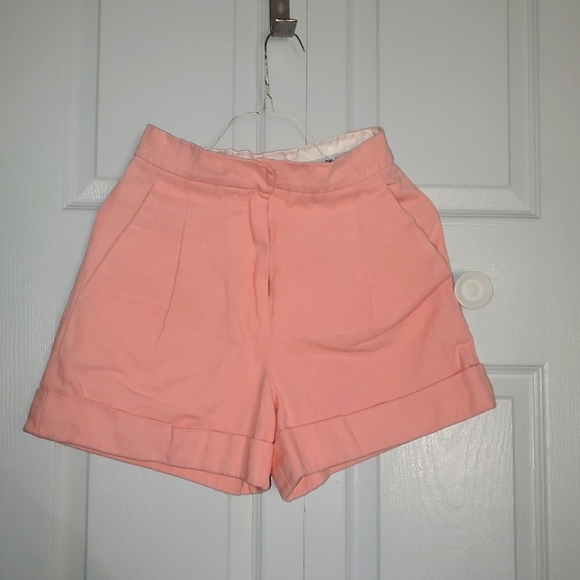 CHANEL | Shorts | Chanel Auth Pink High Waist Denims Short Pant Size ...